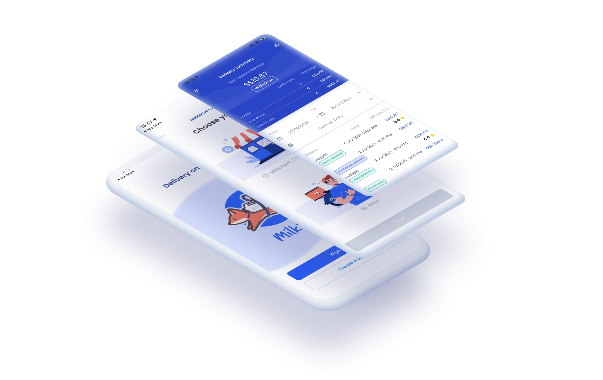 MilkRun | Logistics Delivery App | Delivery Services in Singapore ...